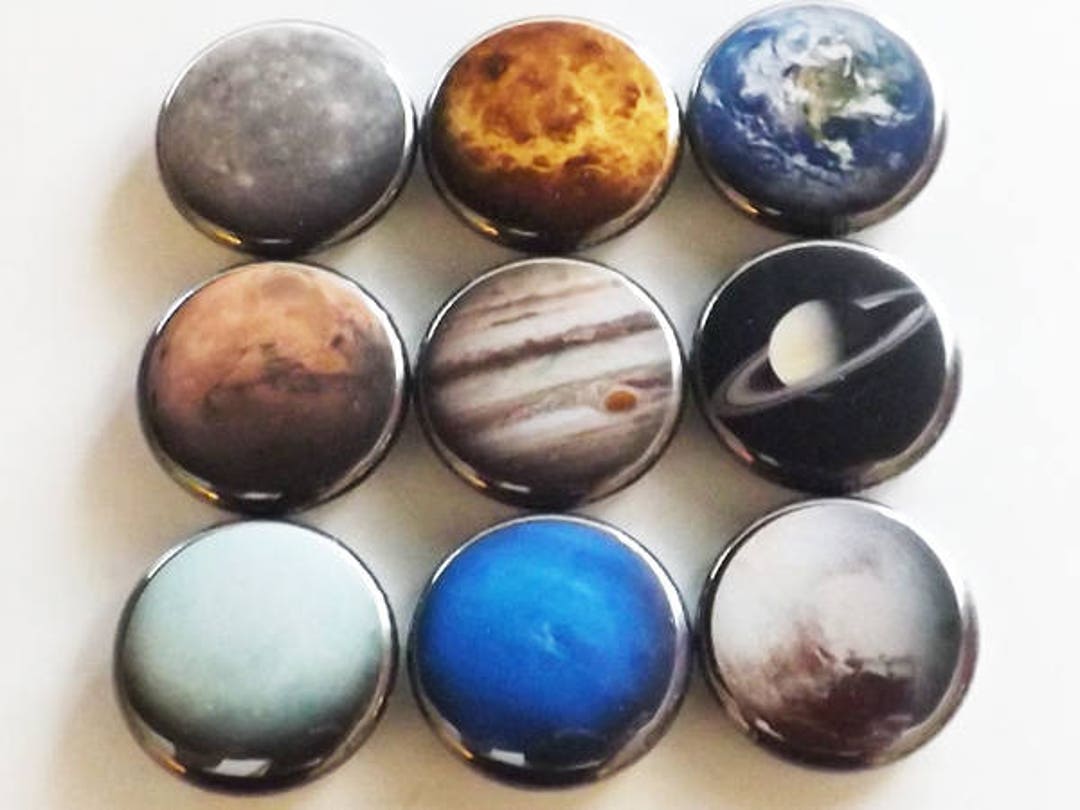 Planets Fridge Magnet Gift Set Space Solar System Astronomy - Etsy