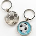 Soccer Ball Keychain Sports Team Coach Gift Initials Number - Etsy