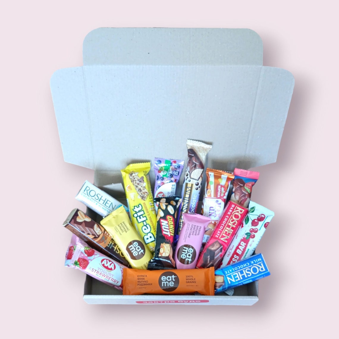 Ukrainian Chocolate, Muesli, Fruit Bars Mystery Box| Vegan Bars |gift ...