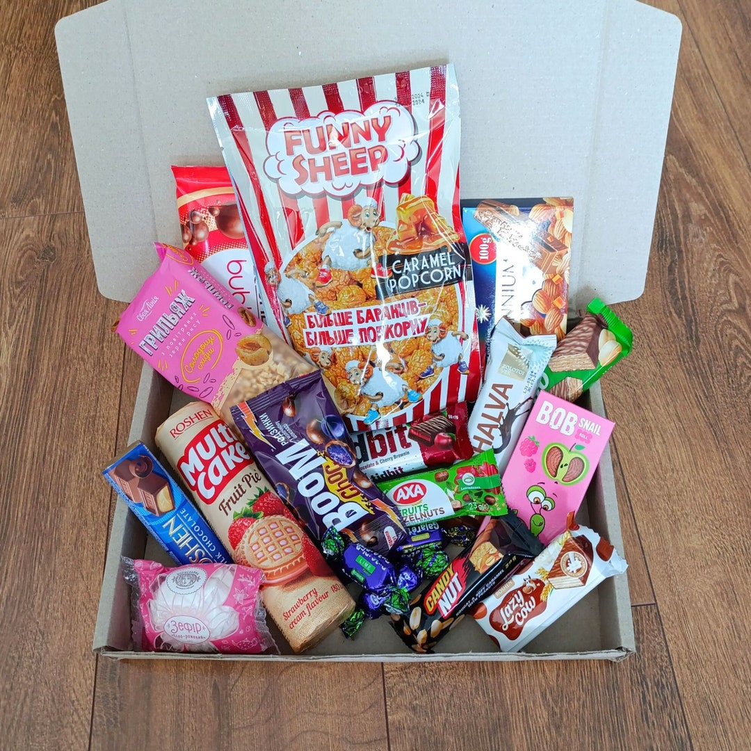 Ukrainian Candy Mystery Box| Christmas Gift Box With Ukrainian Sweets ...