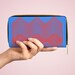 Vaporwave Blue Wallet With Red Wave Colour Pop Find Me Easy ADHD ...