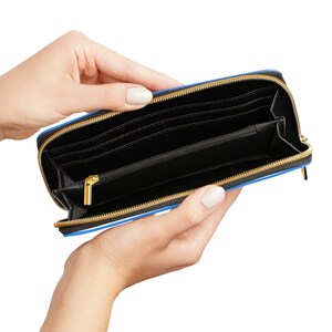 Vaporwave Blue Wallet With Red Wave Colour Pop Find Me Easy ADHD ...