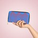 Vaporwave Blue Wallet With Red Wave Colour Pop Find Me Easy ADHD ...