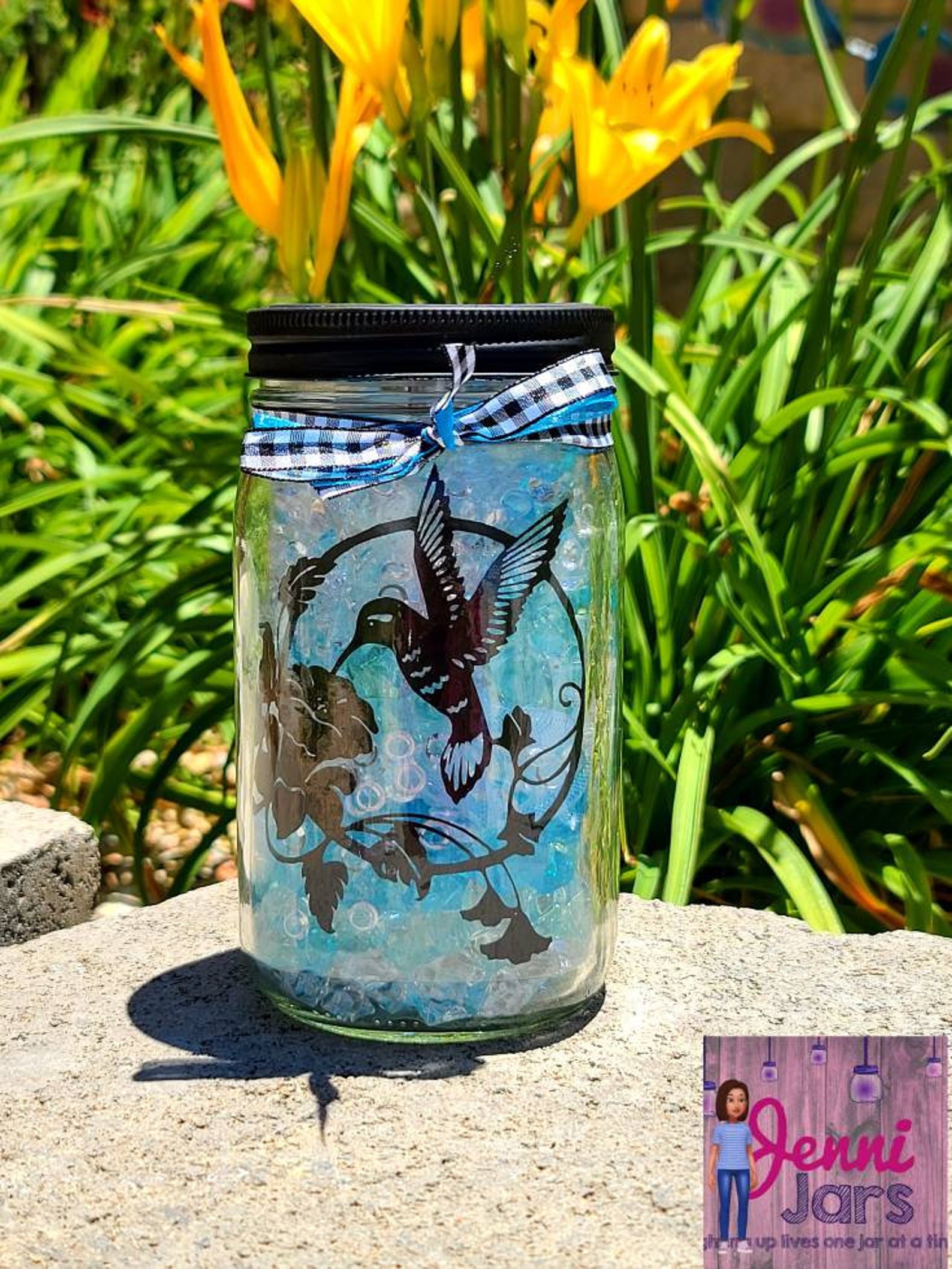 Hummingbird Kitchen Decor Hummingbird Mason Jar Light - Etsy
