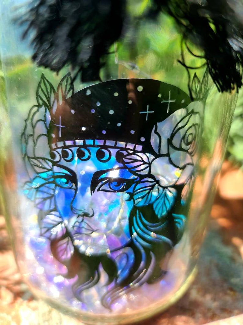 Gypsy Solar Rechargeable Mason Jar Fairy Lantern, Farmhouse Meditation ...