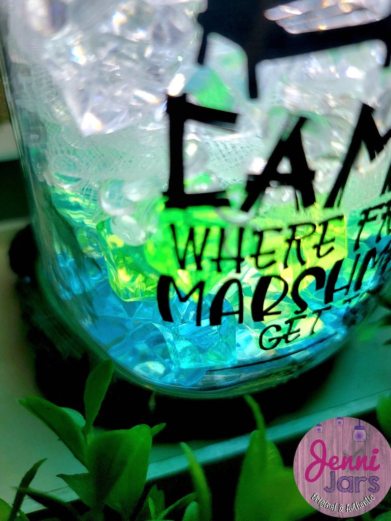 Camping Light up Rv Decor, Motorhome Mason Jar Light Decor, Family ...