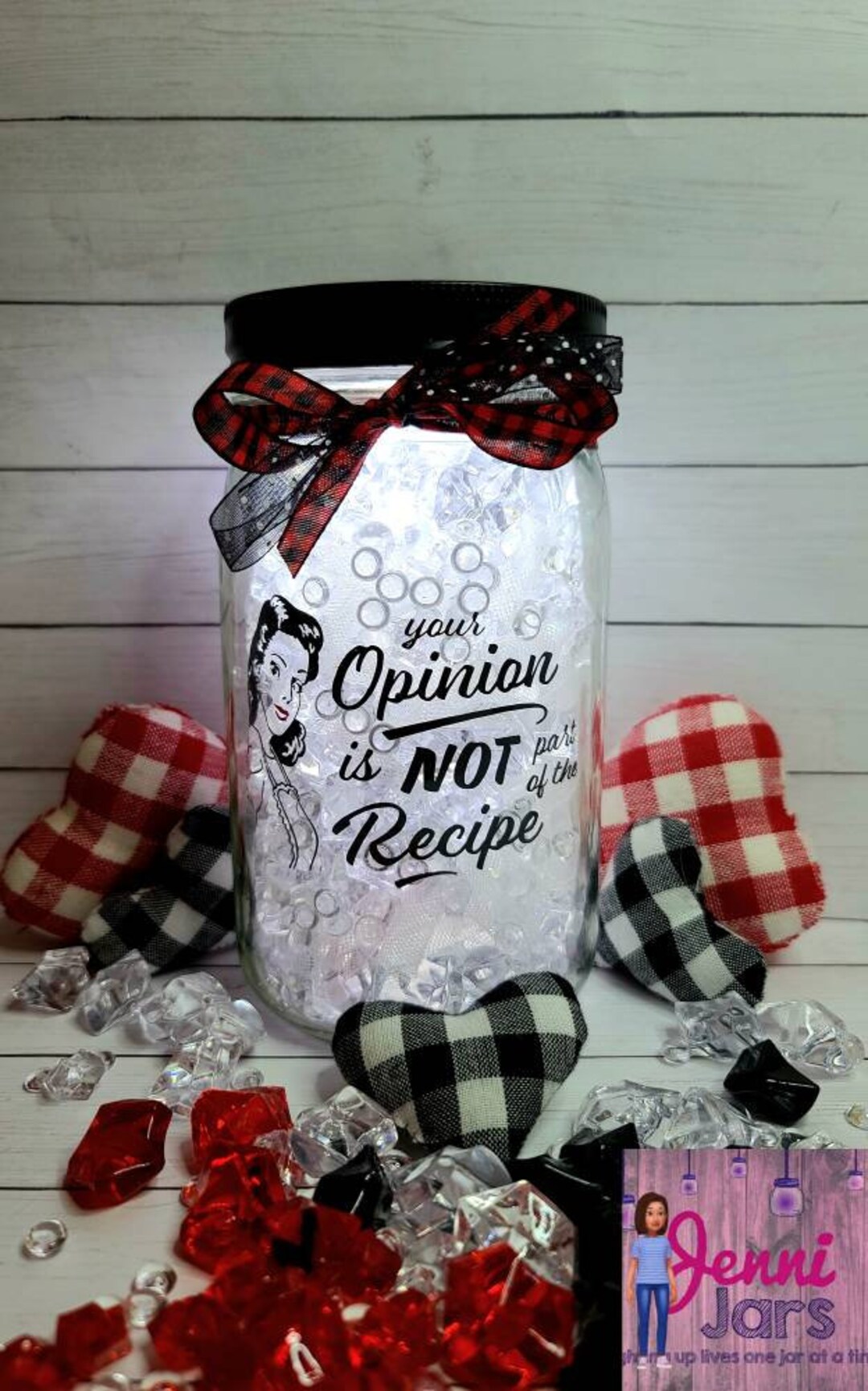 Mom Farmhouse Mason Jar Light Decor, Mom Birthday Gift, Retro Kitchen ...