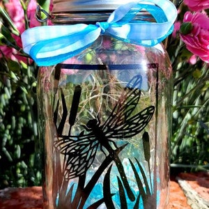 Dragonfly Mason Jar Lights Mother's Day, Farmhouse Mason Jar Decor ...