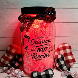 Mom Farmhouse Mason Jar Light Decor, Mom Birthday Gift, Retro Kitchen ...