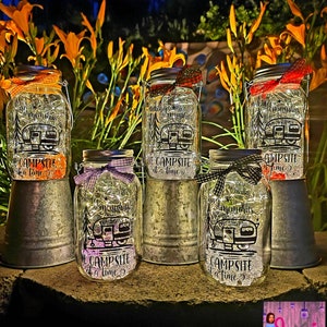 Solar Camping Fairy Lantern, Farmhouse Mason Jar Light, Solar Decor ...
