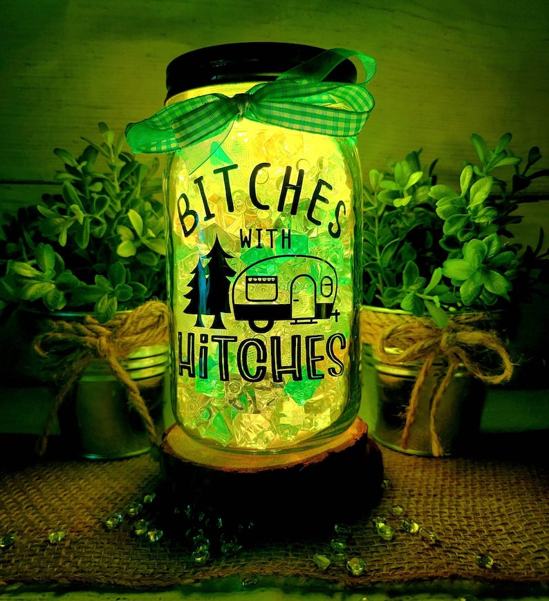 Camping Light up Rv Decor Motorhome Mason Jar Light | Etsy