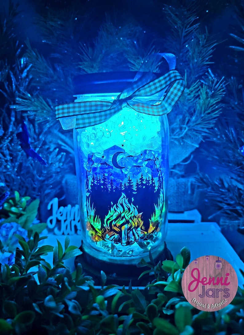 Camping Light up Rv Decor Motorhome Mason Jar Light - Etsy