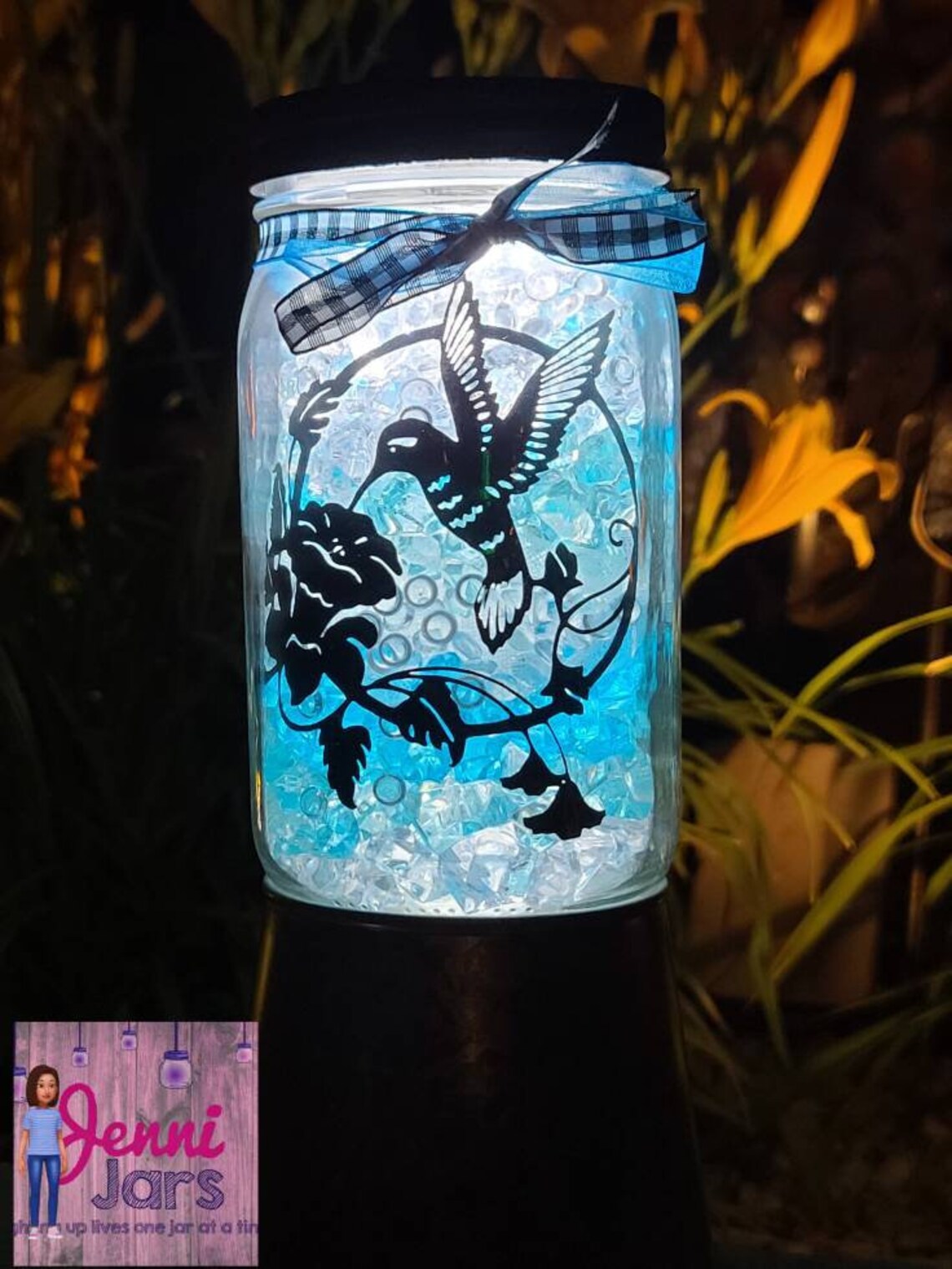 Hummingbird Kitchen Decor Hummingbird Mason Jar Light | Etsy