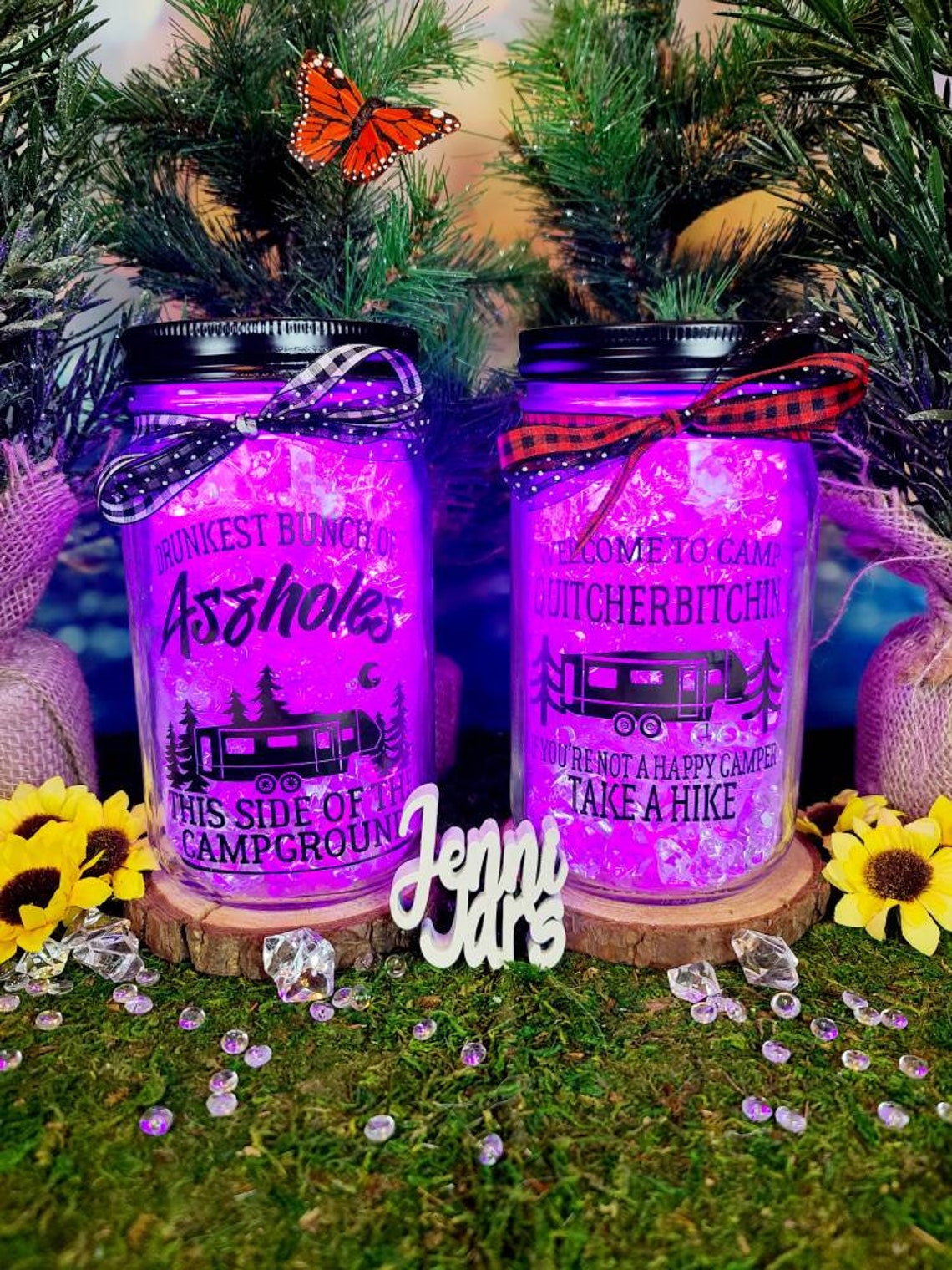 Adult Camping Light up Rv Decor Motorhome Mason Jar Light - Etsy