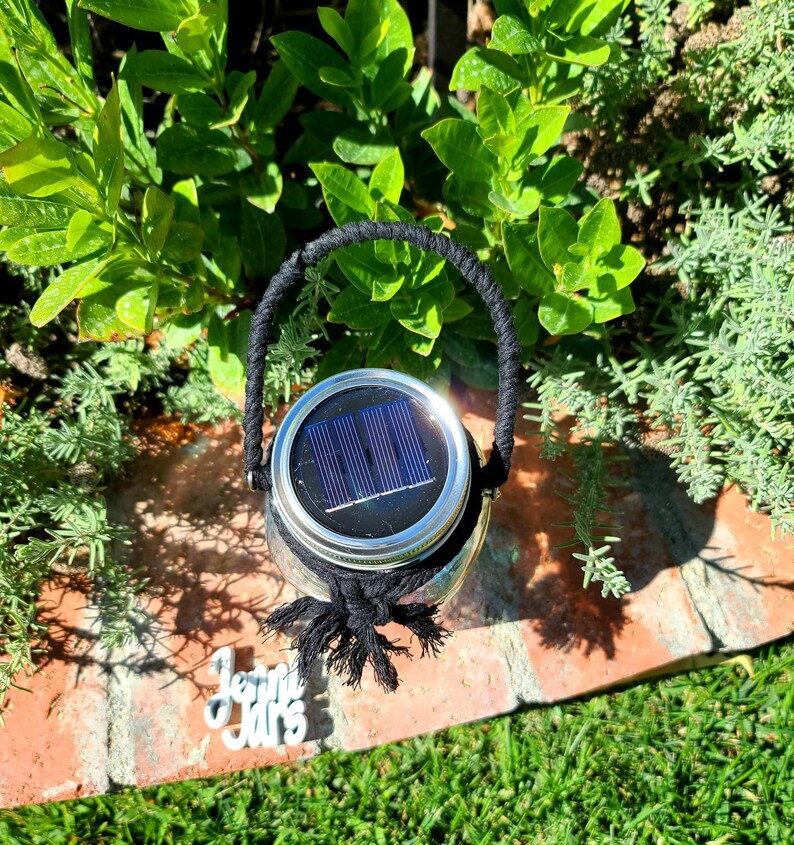 Gypsy Solar Rechargeable Mason Jar Fairy Lantern, Farmhouse Meditation ...