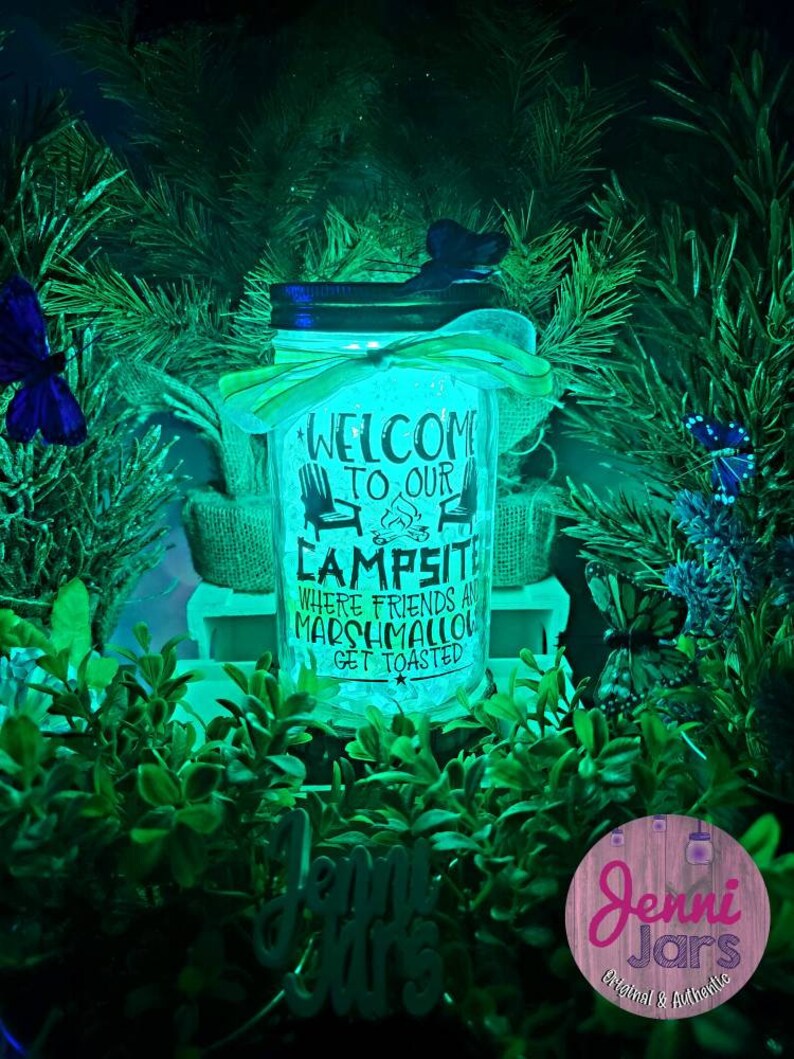 Camping Light up Rv Decor, Motorhome Mason Jar Light Decor, Family ...