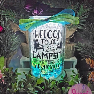 Camping Light up Rv Decor, Motorhome Mason Jar Light Decor, Family ...