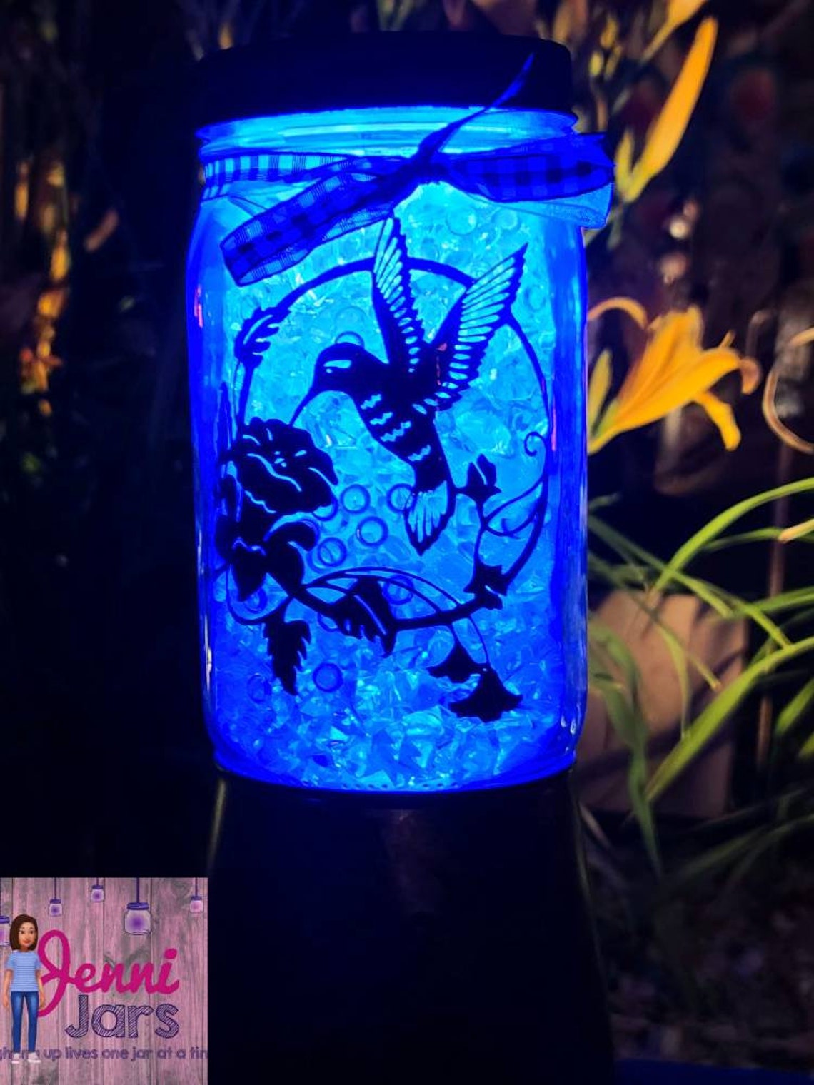 Hummingbird Kitchen Decor Hummingbird Mason Jar Light | Etsy