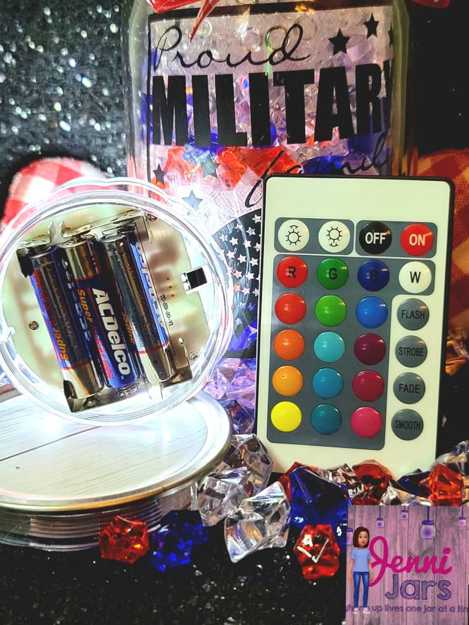 Military Family Farmhouse Mason Jar Light Farmhouse Mason Jar - Etsy