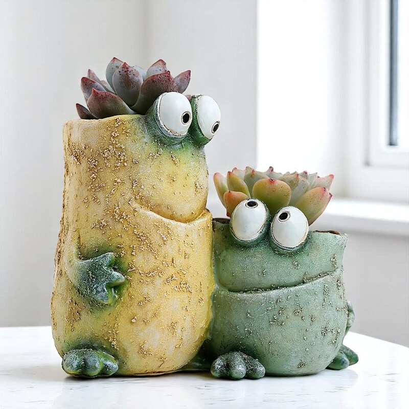 Frog Planter - Etsy