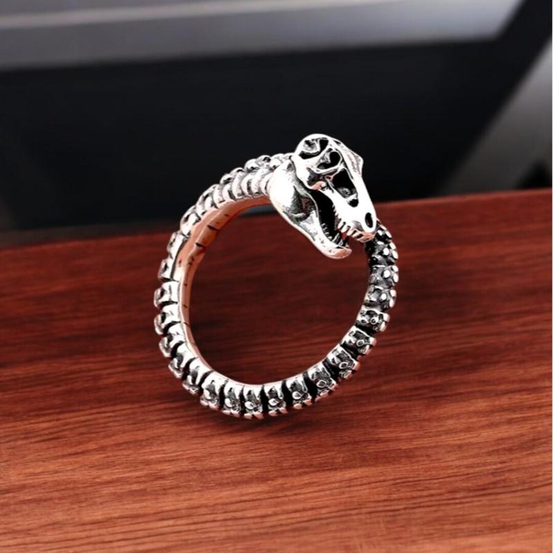 Adjustable Dinosaur Ring | Cool Animal Ring | Animal Jewellery | Gifts ...