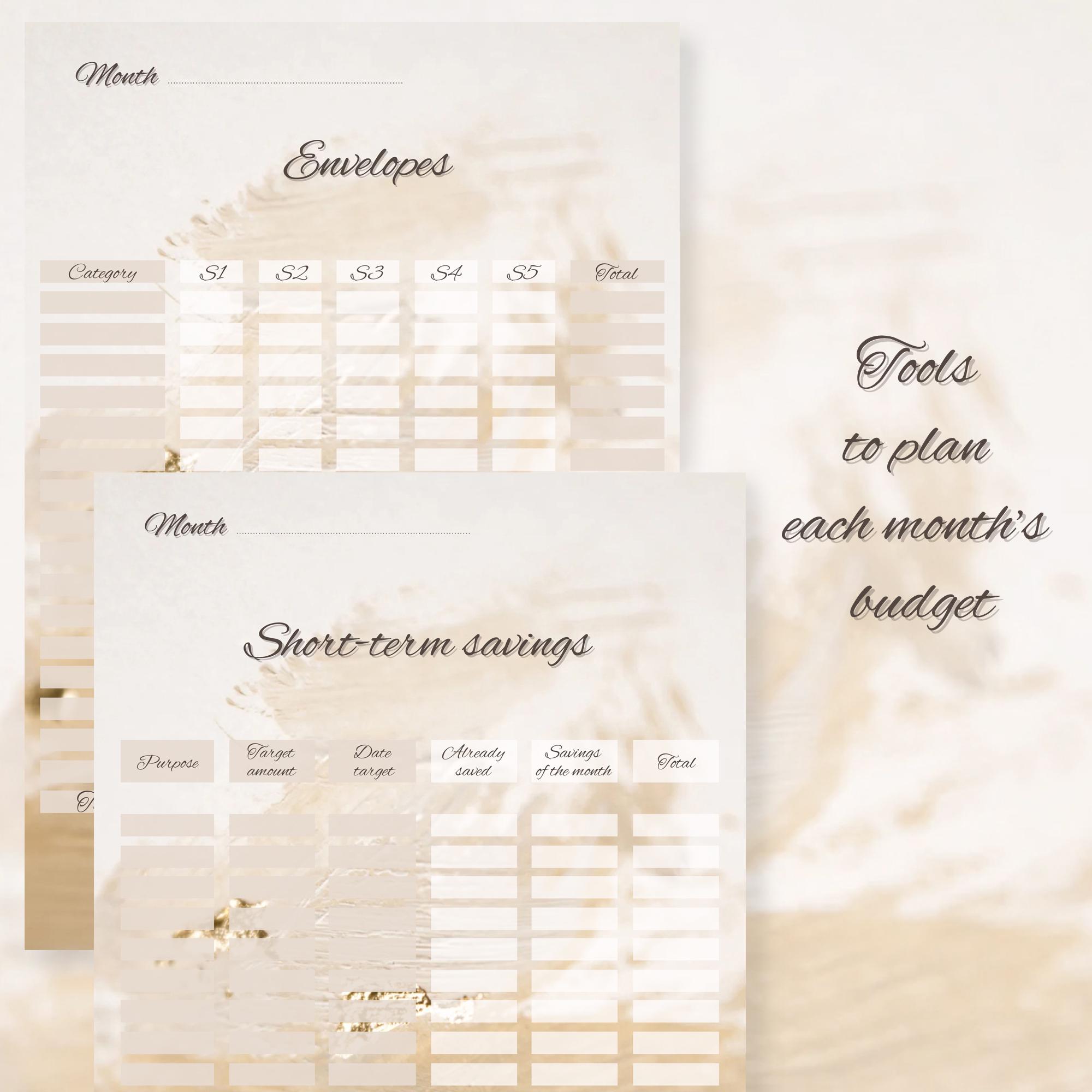 Printable Budget Planner, Perpetual Budget Planner, Envelopes Method ...
