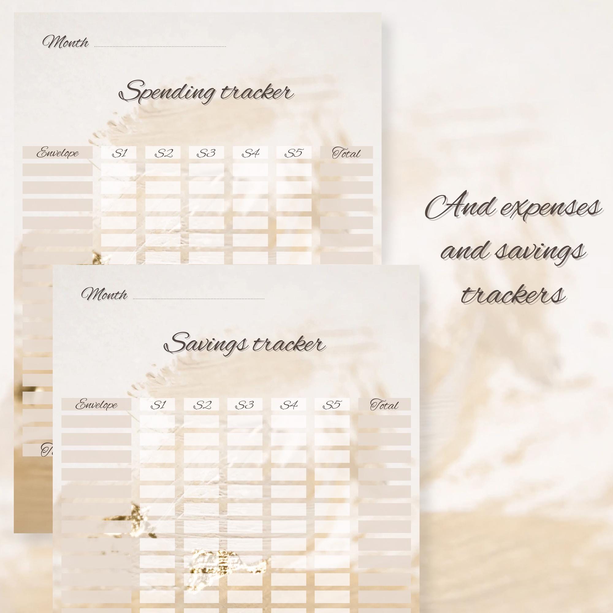 Printable Budget Planner, Perpetual Budget Planner, Envelopes Method ...