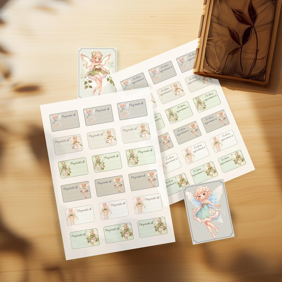 Little Fairies School Labels - Etsy