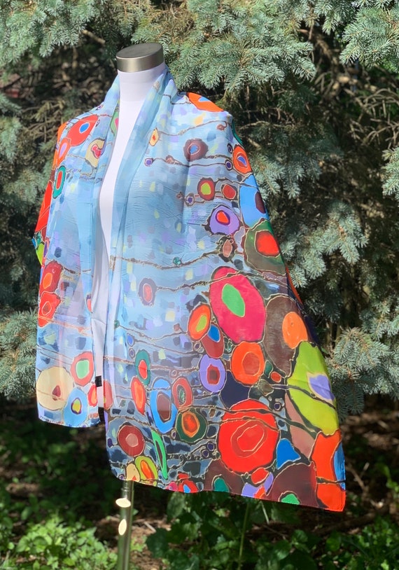 Digital print scarf store