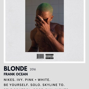 CUSTOM Album Cover Tracklist Poster - Etsy