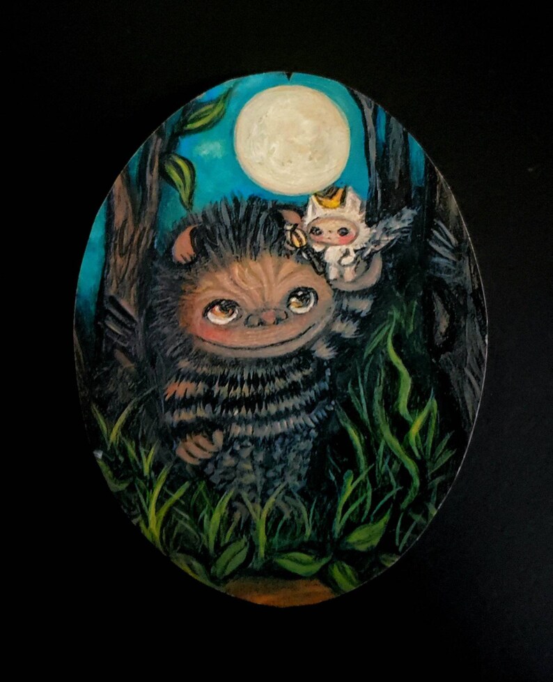 Monster Stickers Wild Things Sticker Moishe Monster Art Story Book ...