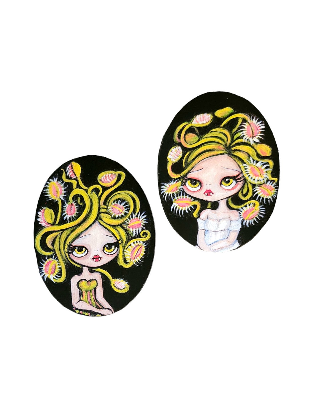 Venus Flytrap Sticker Set Cute Plant Sisters Art Sticker Laptop Decals ...