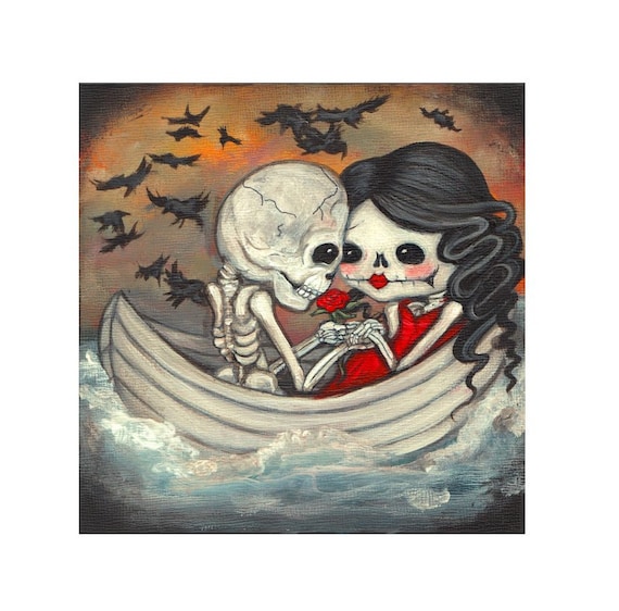 Couples Skull Skeleton Scary