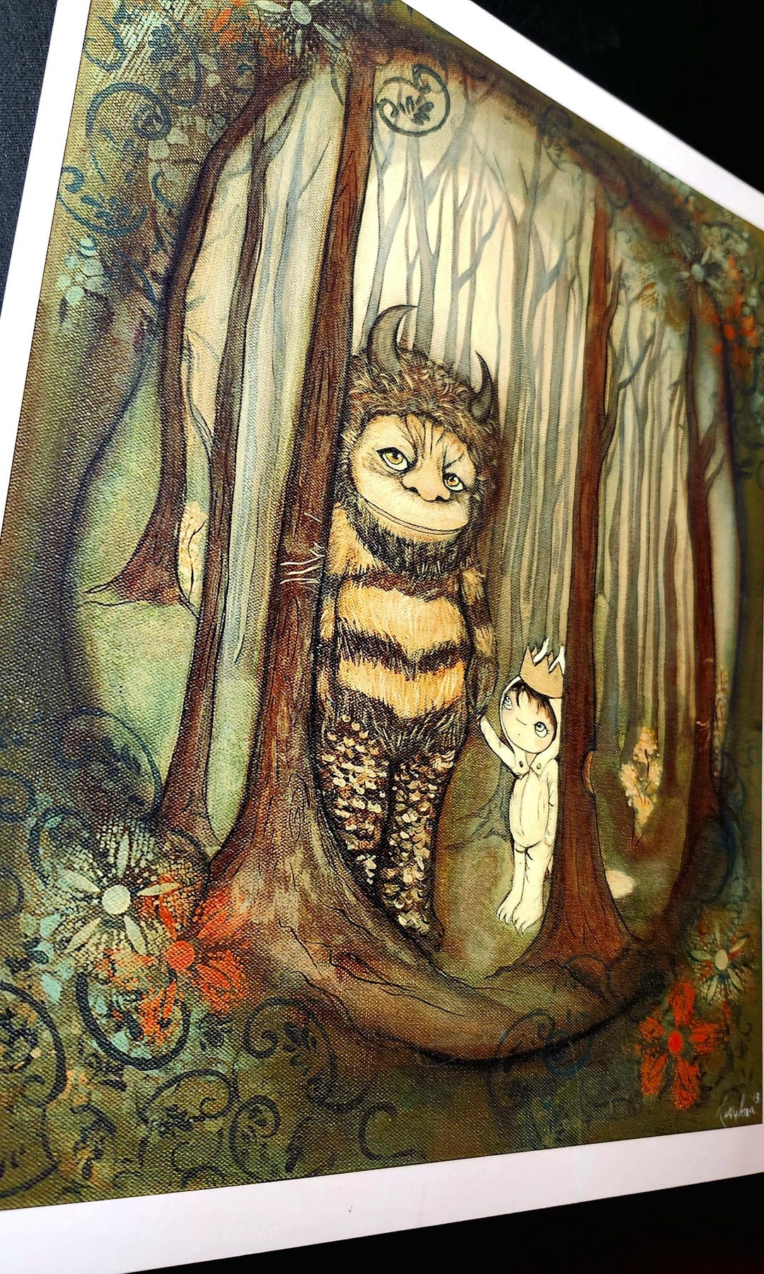 Monster Print Where the Wild Things Are Art Max and Carol Art Large ...