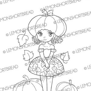 Digital Stamp Pumpkin Hat, Digi Download Autumn Fall, Coloring Page ...