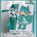Digital Stamp Winter Wonderland Girl, Digi Download, Snowflake ...