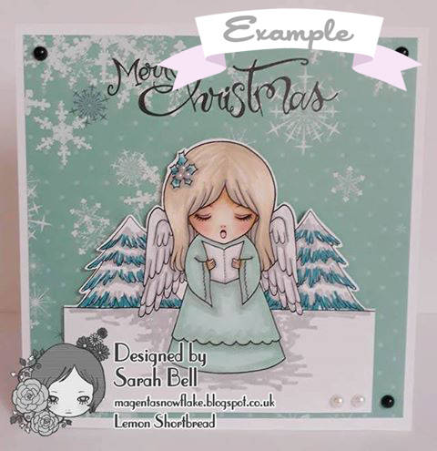 Digital Stamp Christmas Carol Angel, Digi Download Coloring Page ...