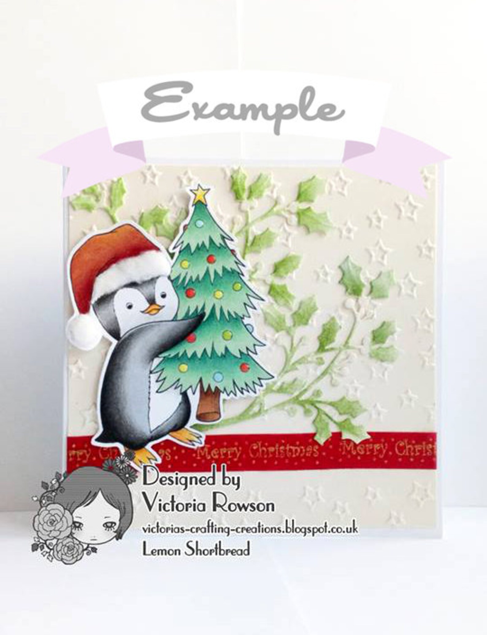 Digital Stamp Christmas Tree Penguin Digi Winter Holiday - Etsy