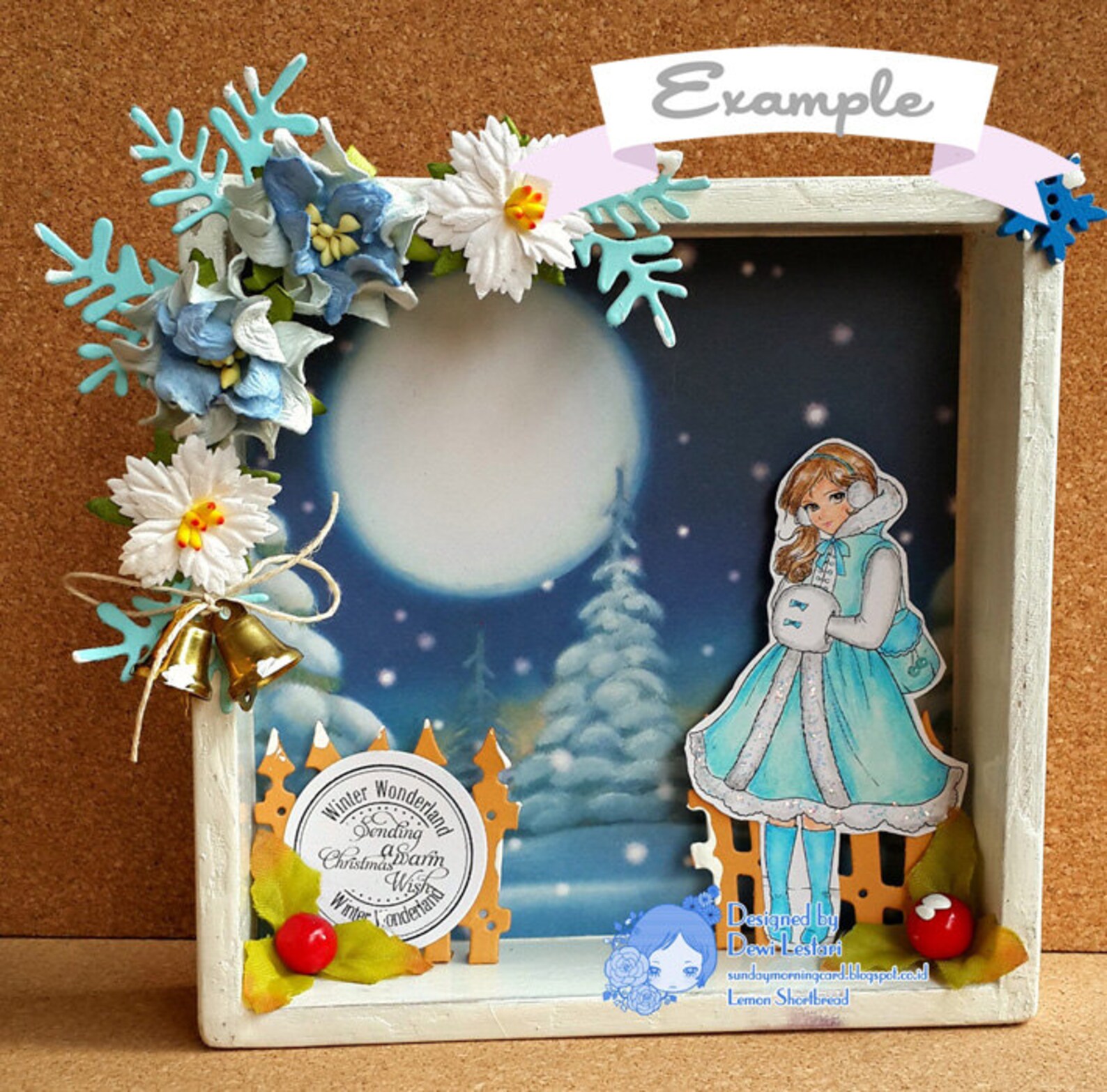 Digital Stamp Winter Snow Muff Girl, Digi Christmas Coloring Page ...