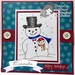 Digital Stamp Snowman and Son, Digi Christmas Winter, Frosty Snow, Line ...