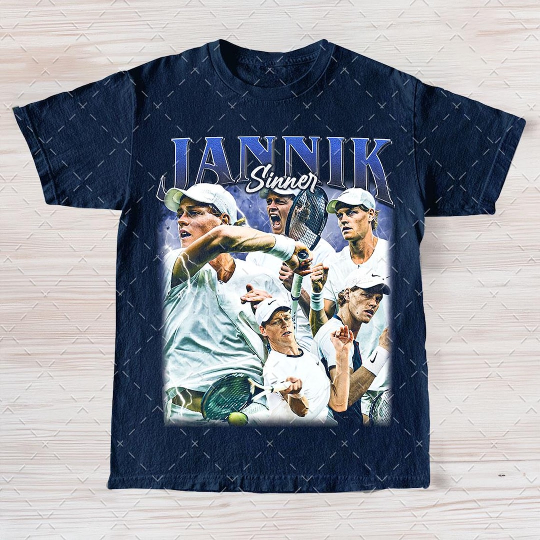 Jannik Sinner Unisex Softstyle Vintage Shirt, Gift for Woman and Man ...