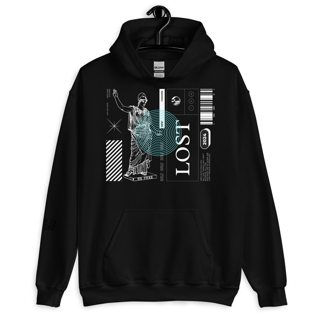 Lost Merch, Born to Offend, Large Hoodie, Comfort and Warmth - Etsy