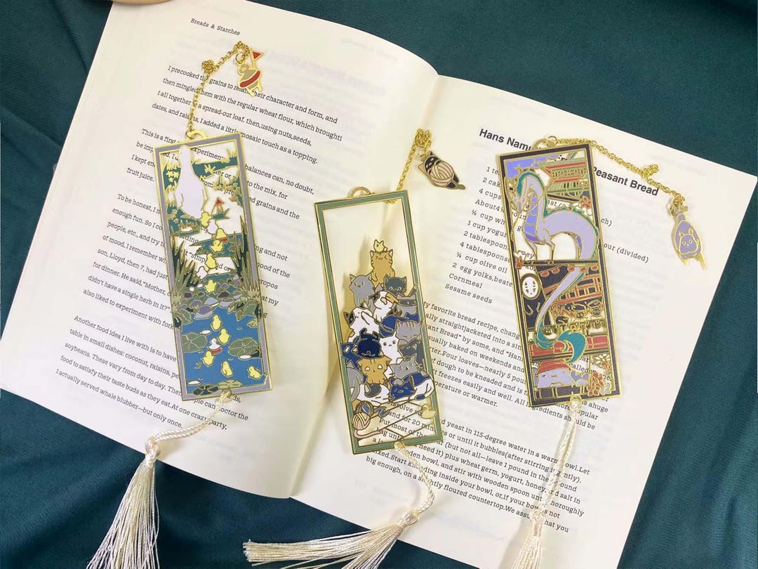 Duck Brass Enamel Bookmark Natural Style Book Accessories, Handmade ...