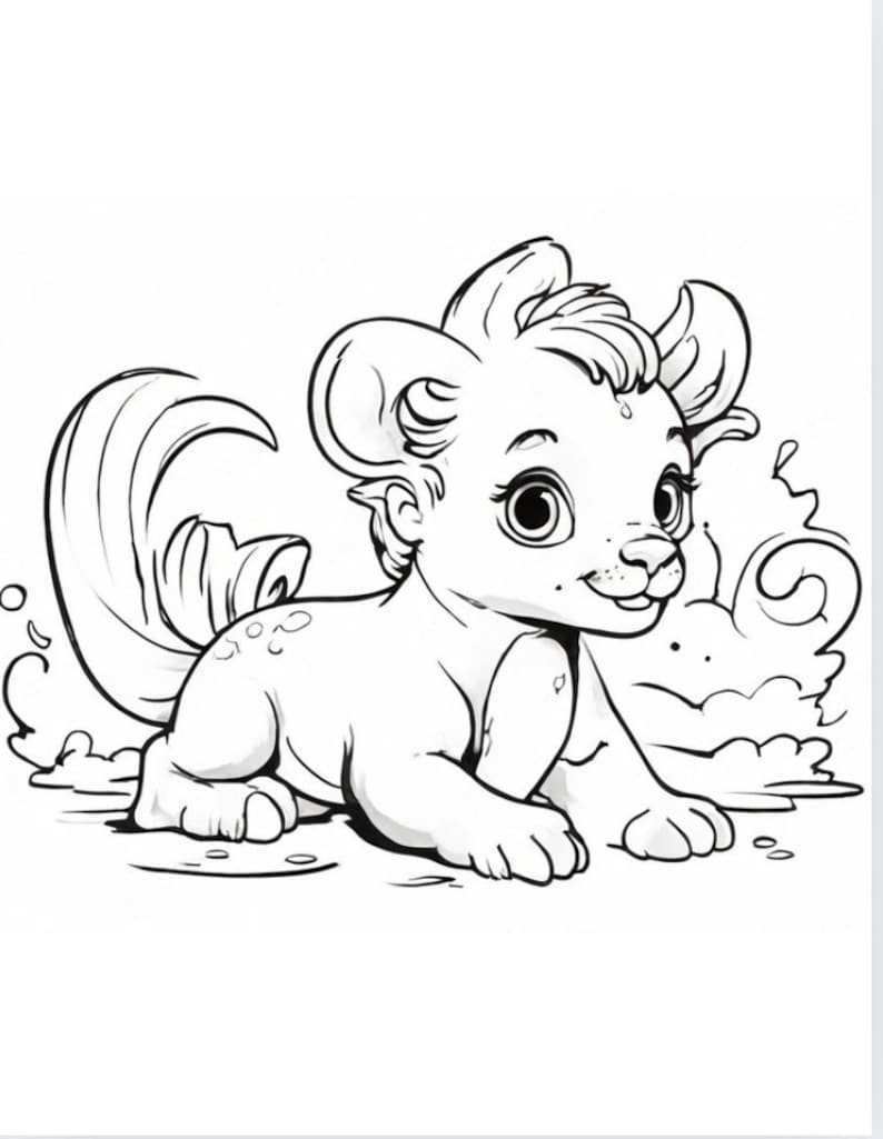 26 Baby Monsters Coloring Book Pages, Coloring Pages for Kids and ...