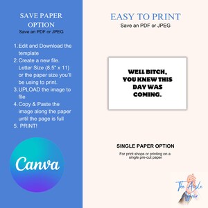 Funny Bridesmaid Proposal Card Template: Personalized Wedding Humor ...