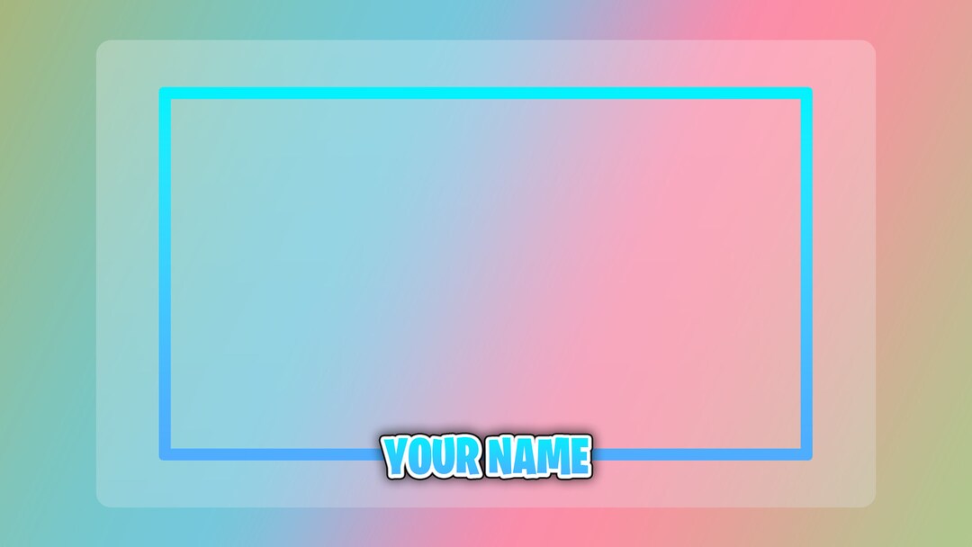 Custom Camera Overlay for Stream, Kick, Twitch, and Youtube. - Etsy