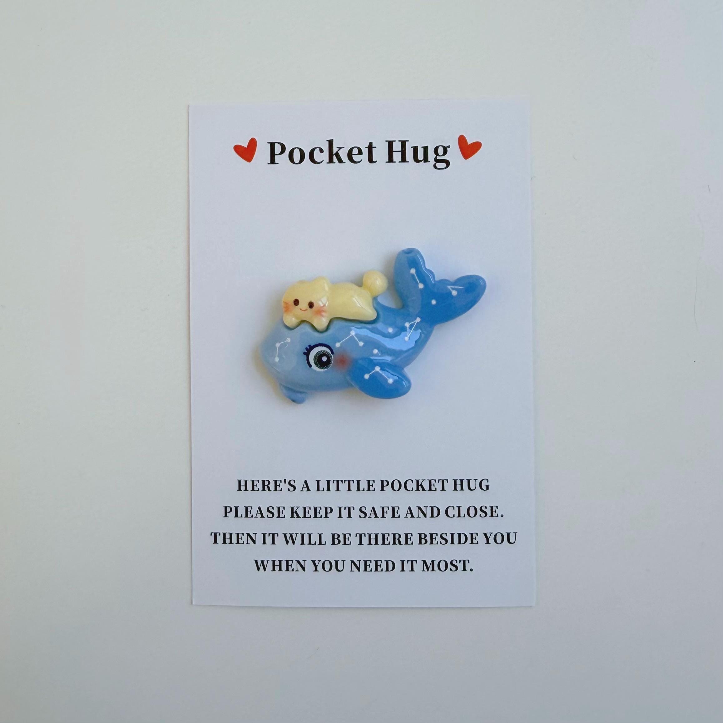 Cute Under the Sea Creature Pocket Hug Card, Inspirational Gift - Etsy
