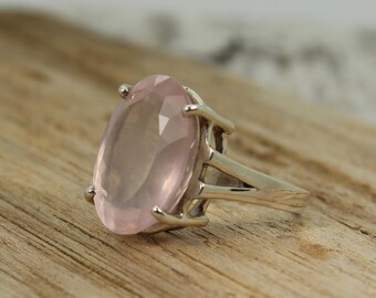 Clear Stone Ring | Etsy