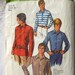 Simplicity 8950 Vintage Sewing Pattern Men's Mod Shirt With Collar 1970 ...