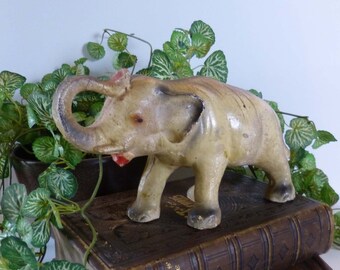 Chalkware Elephants - Etsy